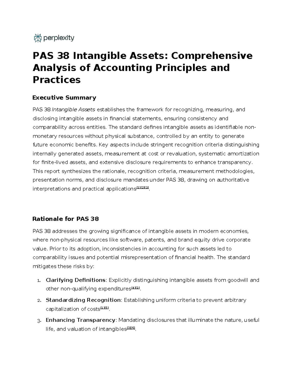 PAS 38 Intangible Assets: In-Depth Analysis of Accounting Standards ...