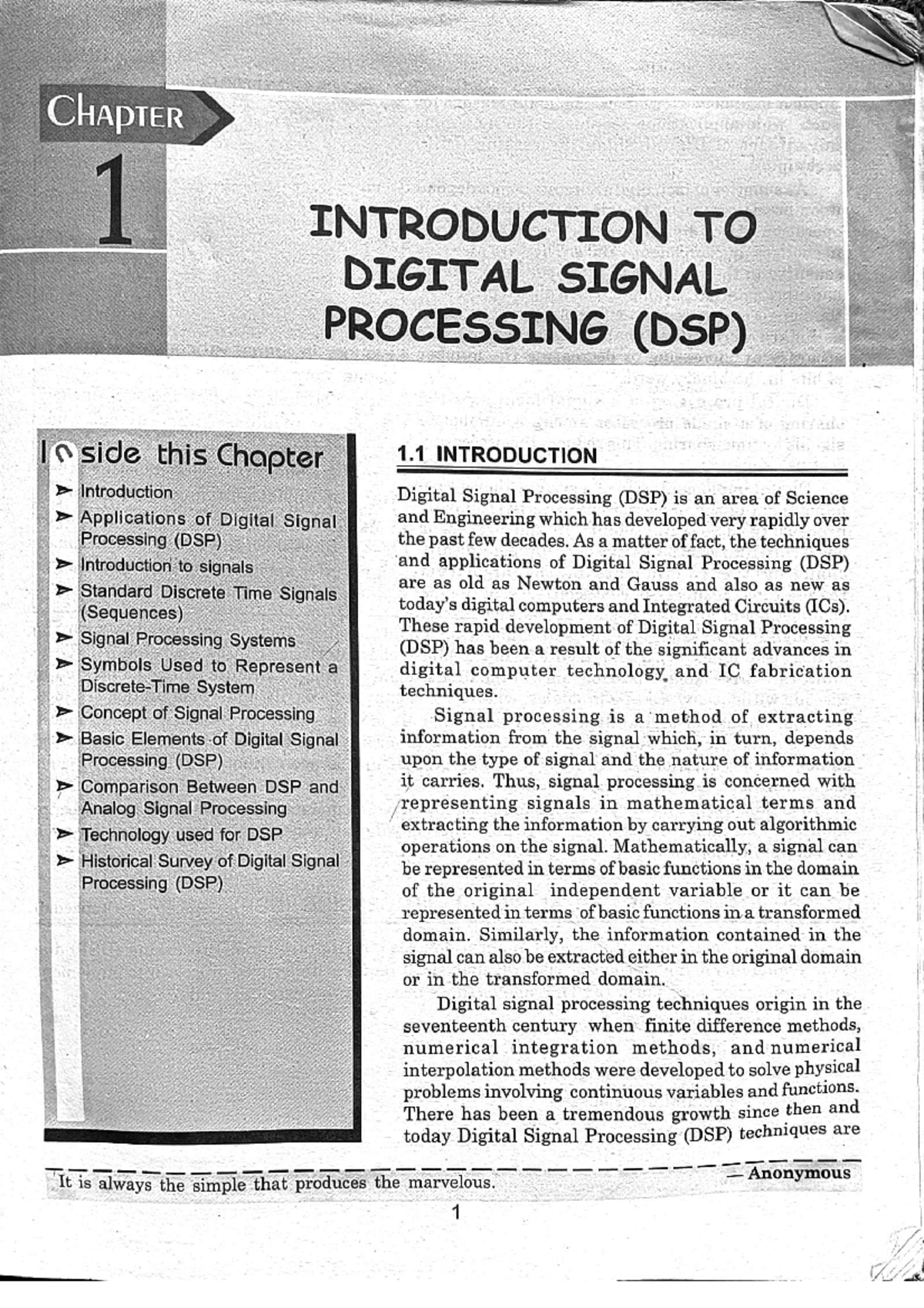Title Dsp 101 Comprehensive Notes On Digital Signal Processing Dsp