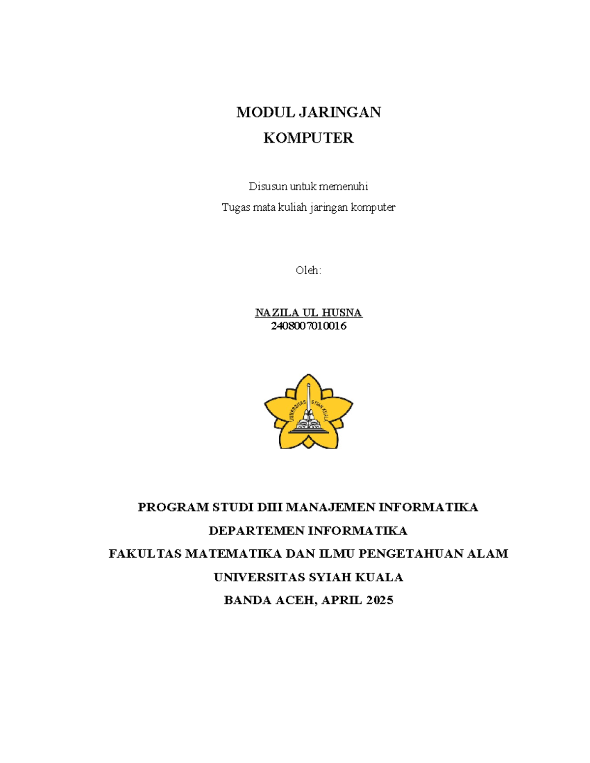 Modul Jaringan Komputer: Konsep Dasar dan Protokol (JARKOM ...