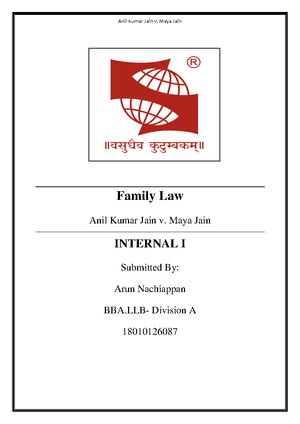 Respondent Draft 1 - Moot court memorial for family law - ROYAL GLOBAL UNIVERSITY, GUWAHATI 1 ST ...