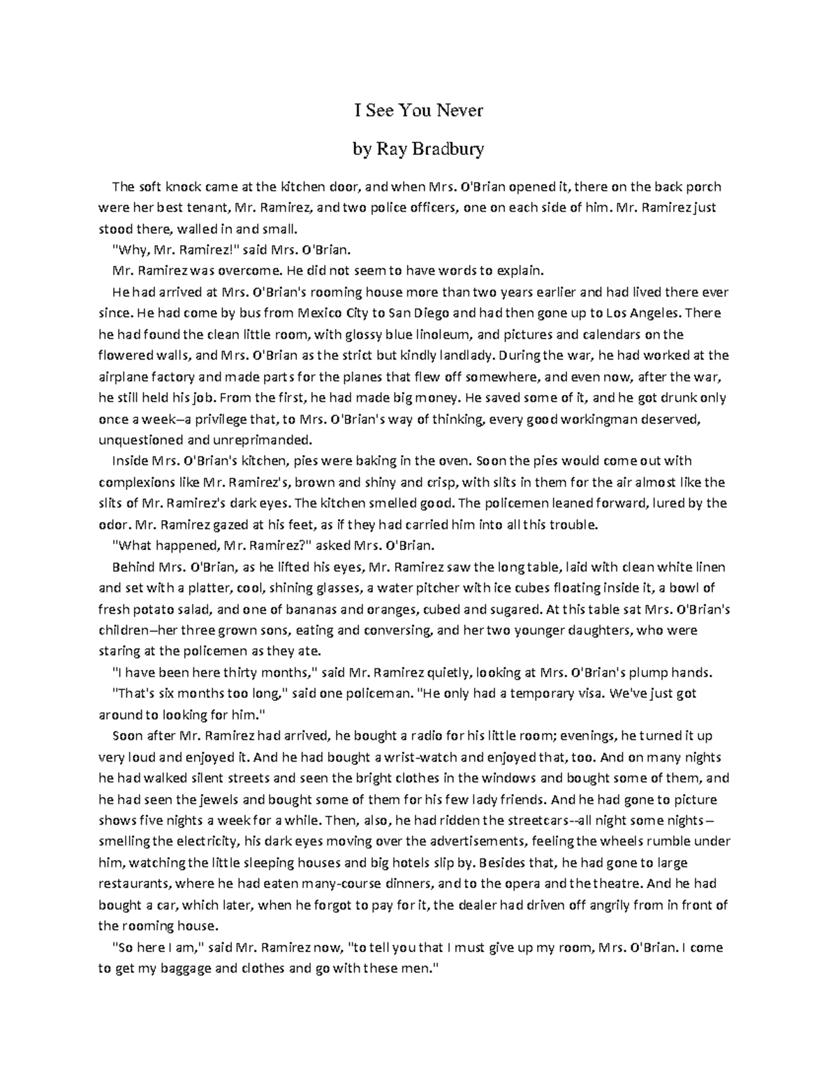 Course Reader Chapter 5 - Social Separation (three readings) - I See ...