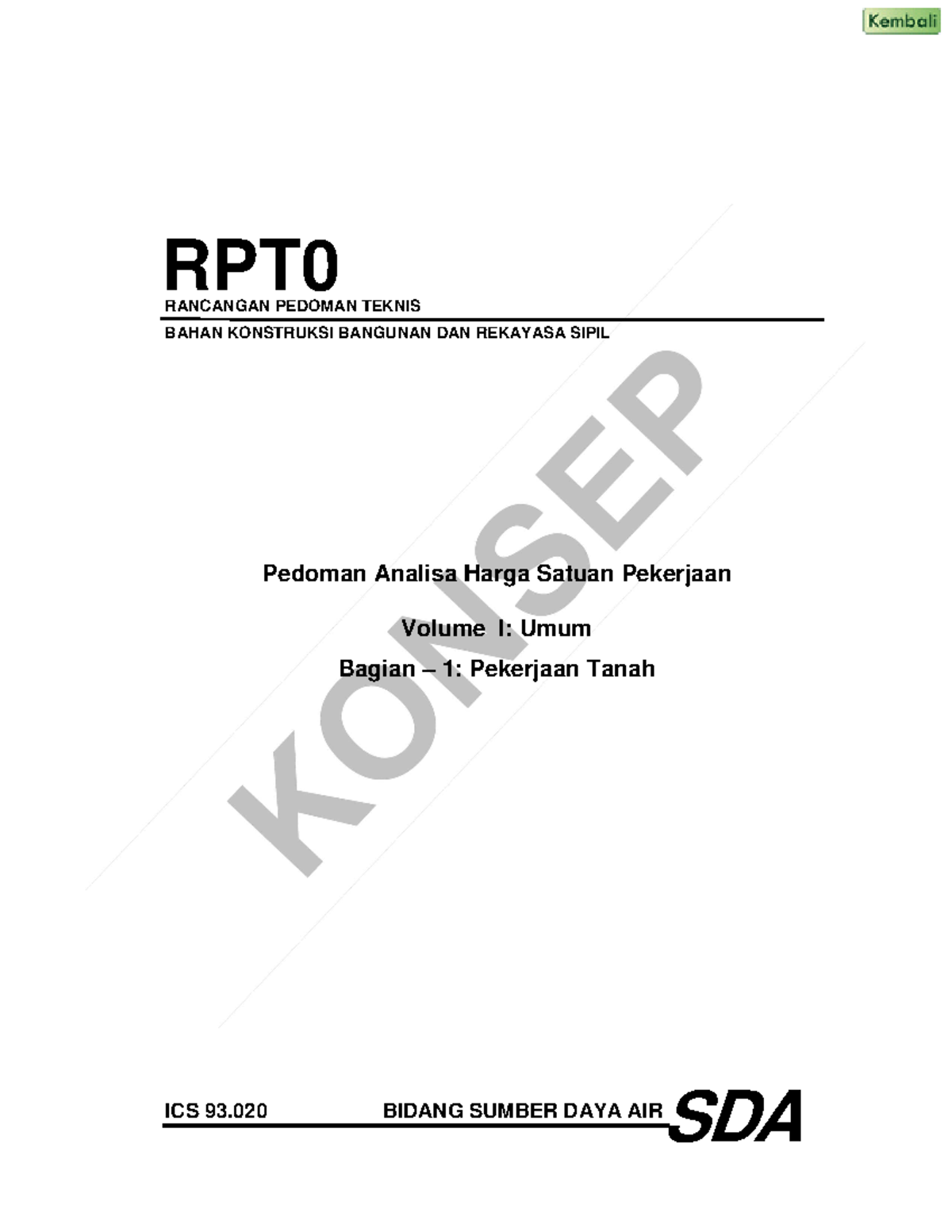 AHSP Bahan dan Geoteknik: Rancangan Pedoman Analisa Harga Satuan ...