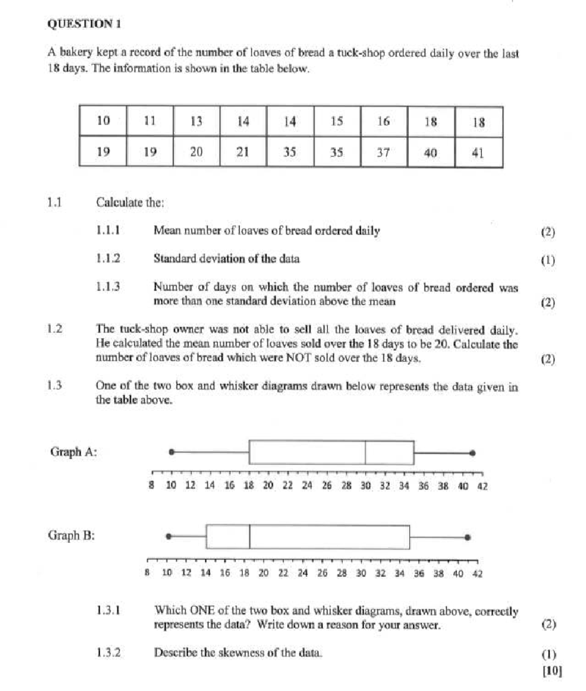 Official TEST 5: Statistics and Geometry Analysis - Studocu