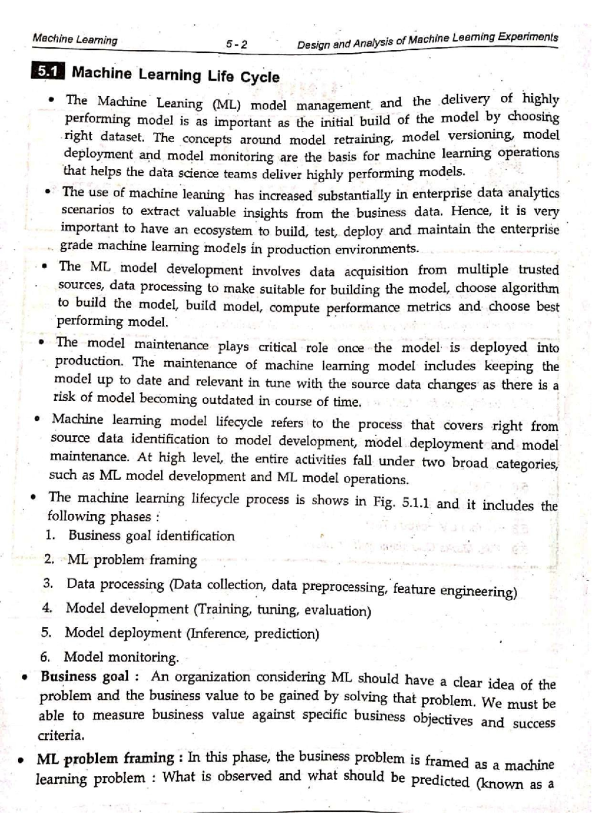 AD3451 ML UNIT 5 Notes - MACHINE LEARNING - Machine Learning Design and ...