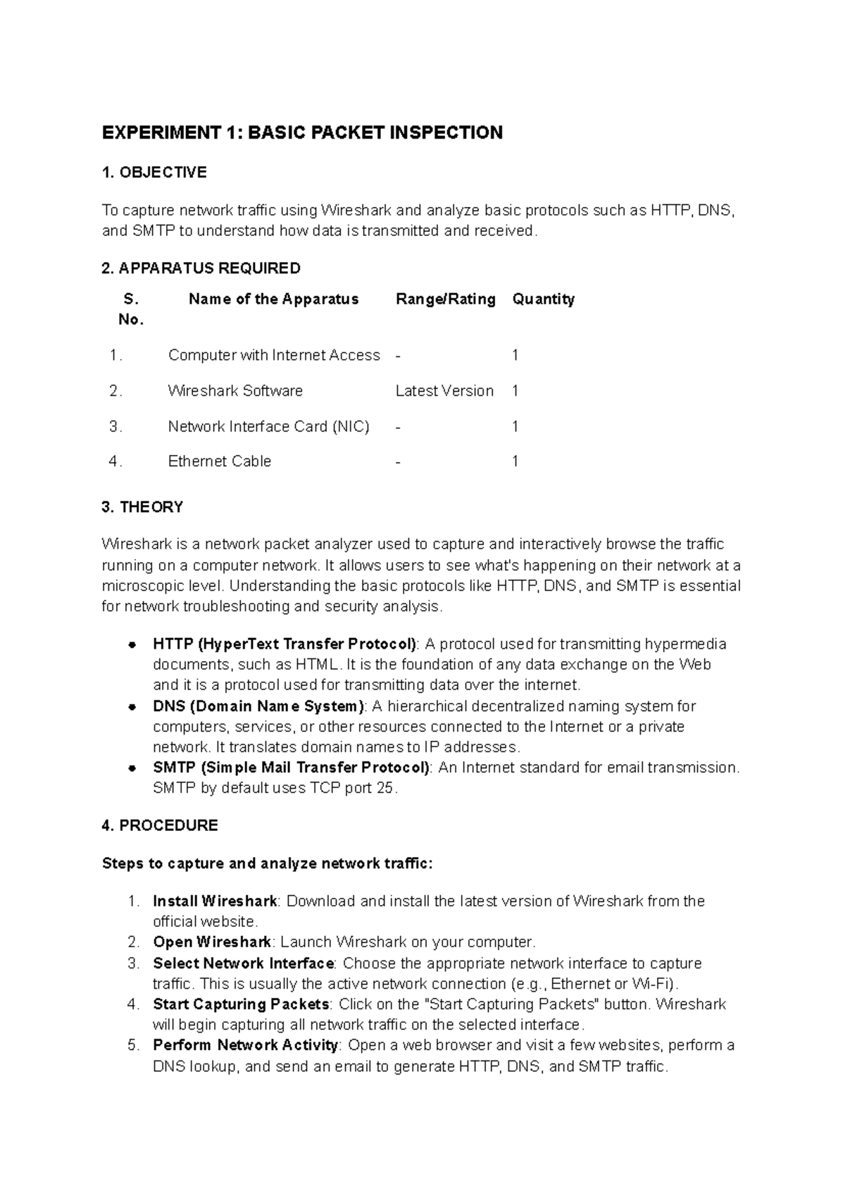 Cyber Security Lab 1 - Packet Analysis and Threat Detection - Studocu