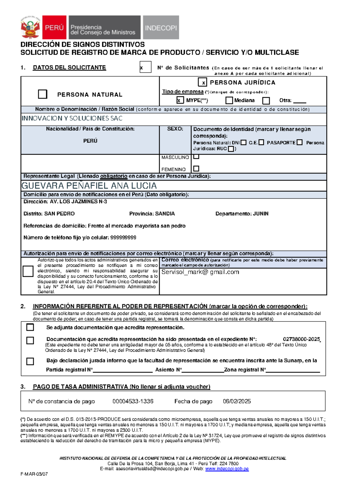 Formato- cont - INSTITUTO NACIONAL DE DEFENSA DE LA COMPETENCIA Y DE LA ...