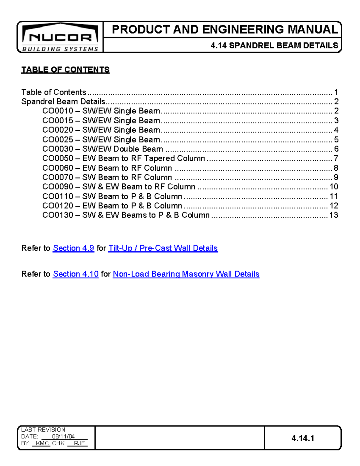 04 14 Spandrel Beam Options and Details for Engineering Design - Studocu