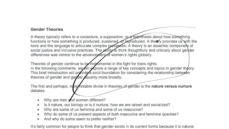 Gender Theories: Exploring Nature vs. Nurture in Identity Formation ...