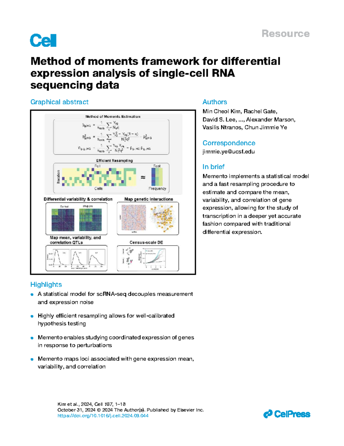 Method of Moments Framework for RNA-Seq Differential Expression ...