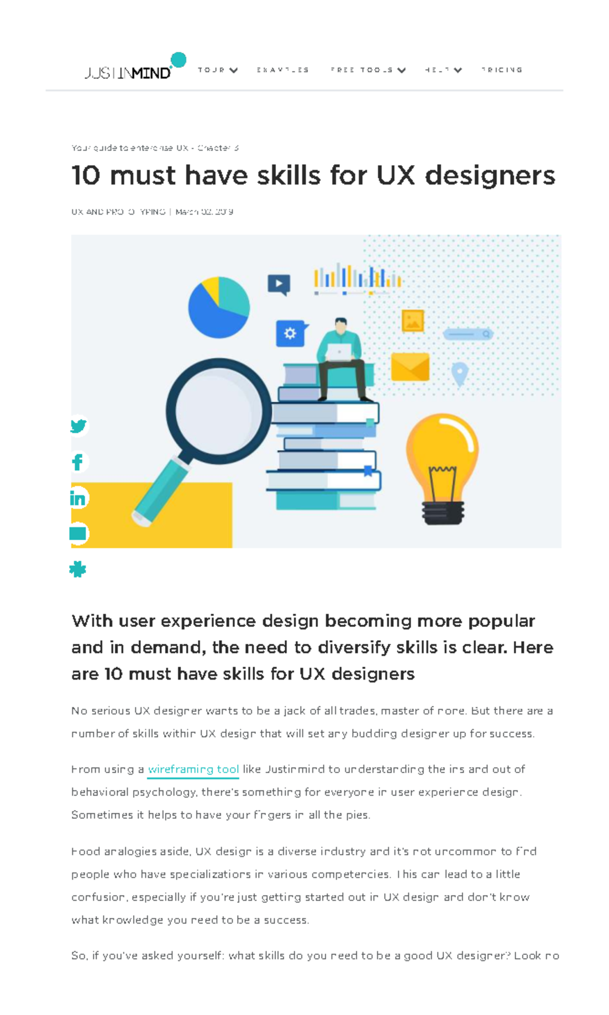 10 Essential Skills for UX Designers - Justinmind Guide - Studocu