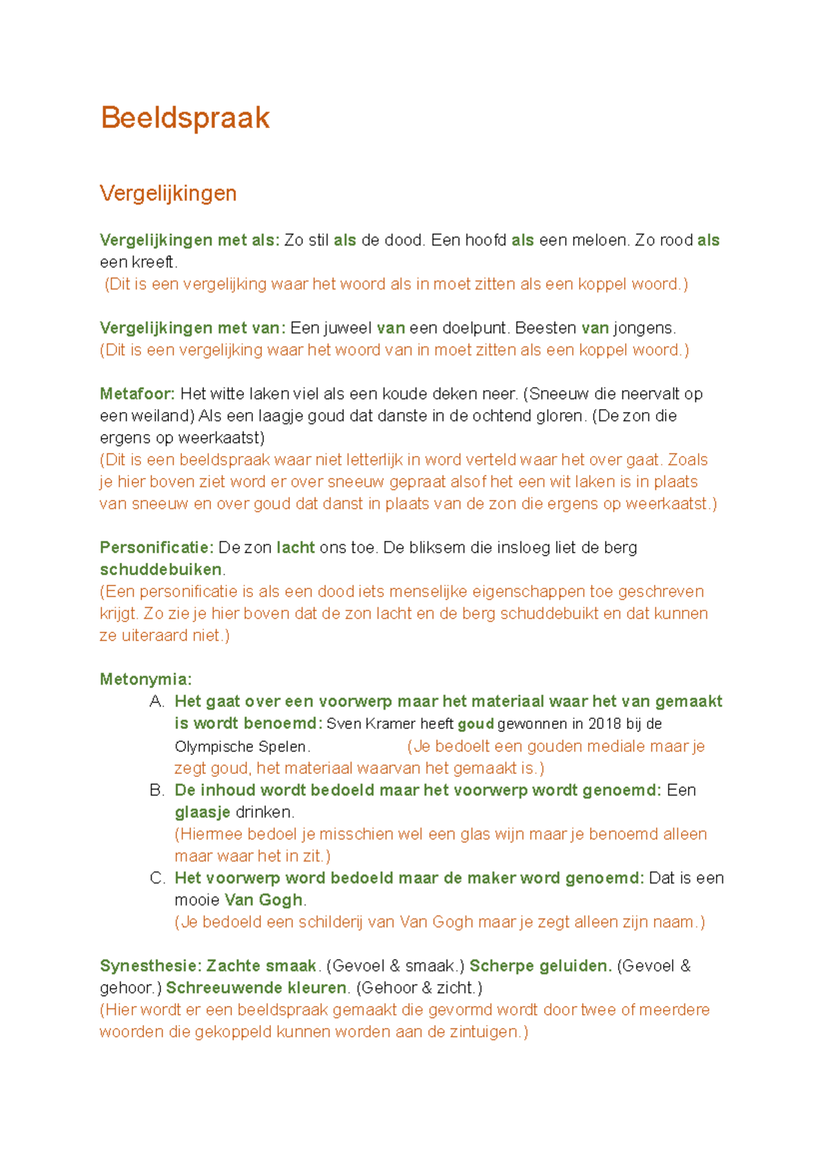 Beeldspraak en Stijlfiguren: Vergelijkingen, Metafooren en Meer ...