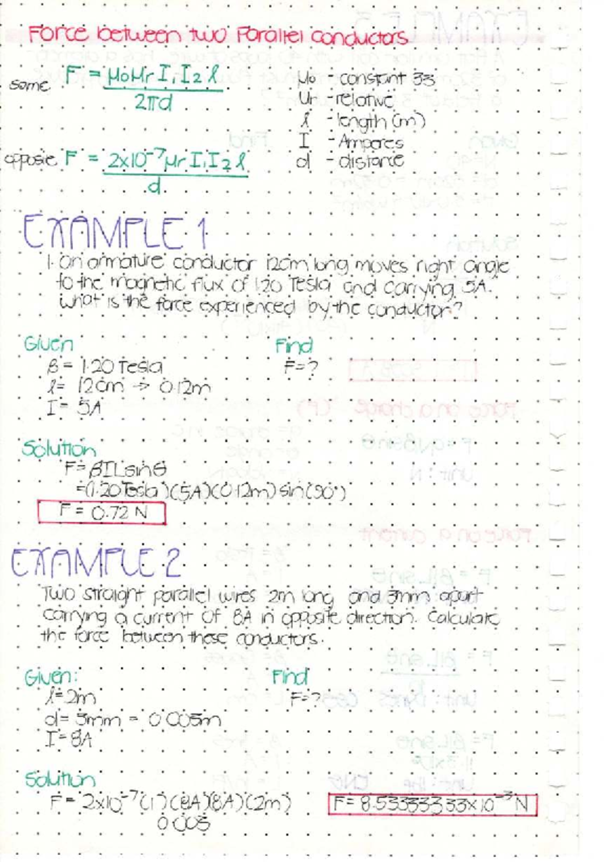 DC and AC Machinery - Force on Charge and Current in Conductors - Studocu