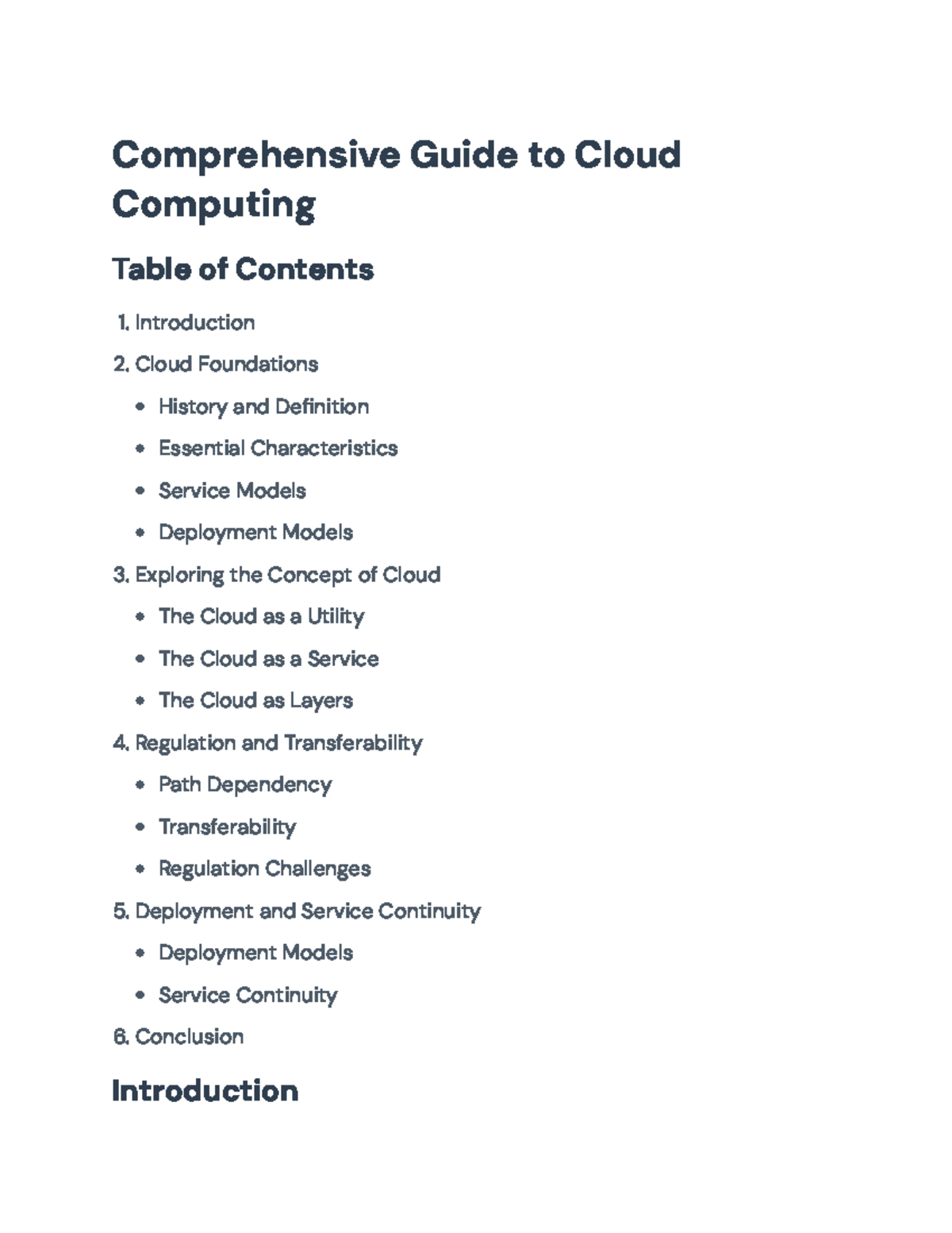 Comprehensive Guide to Cloud Computing Fundamentals and Models ...