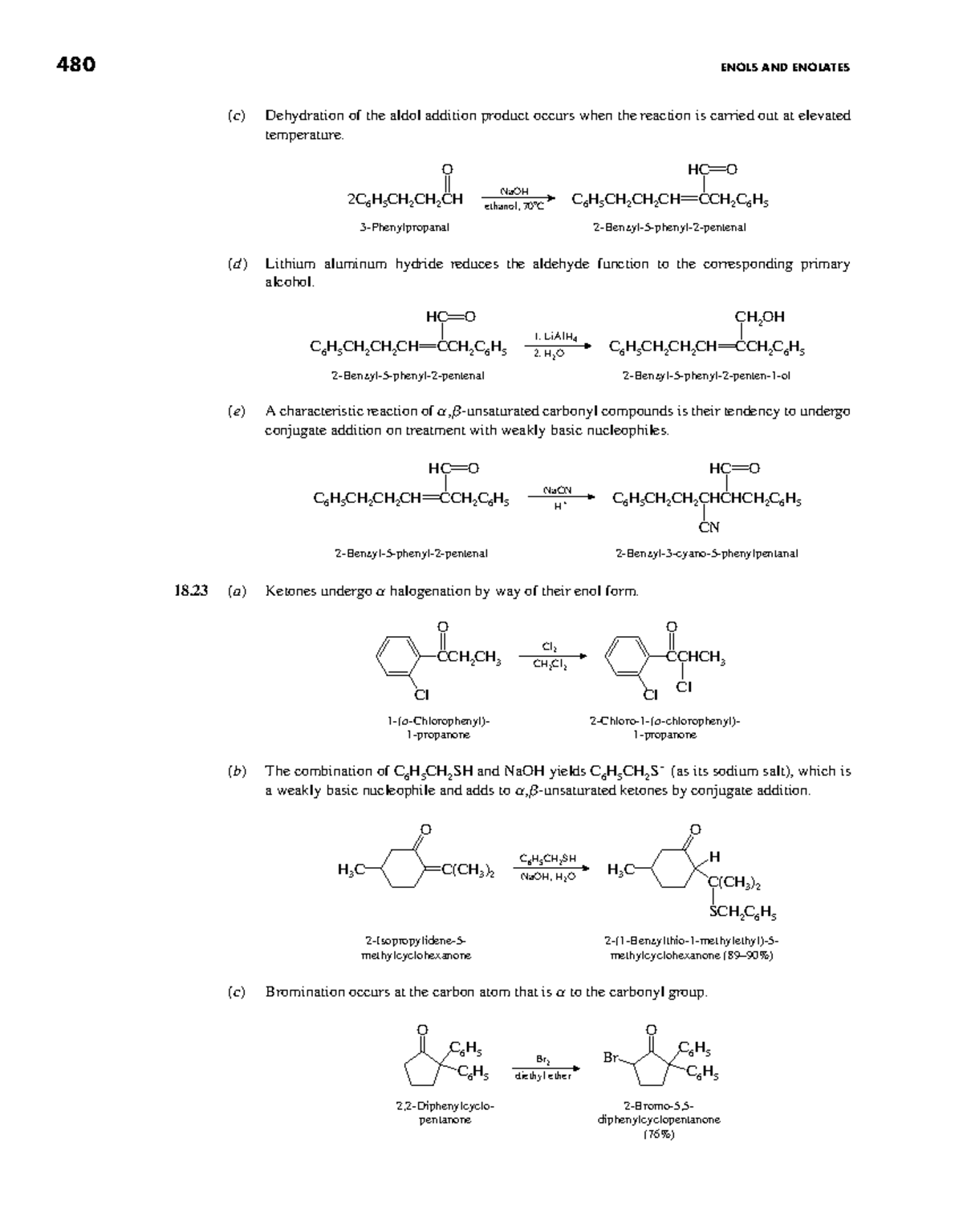 480 ENOLS AND ENOLATES: Key Reactions in Organic Chemistry - Studocu