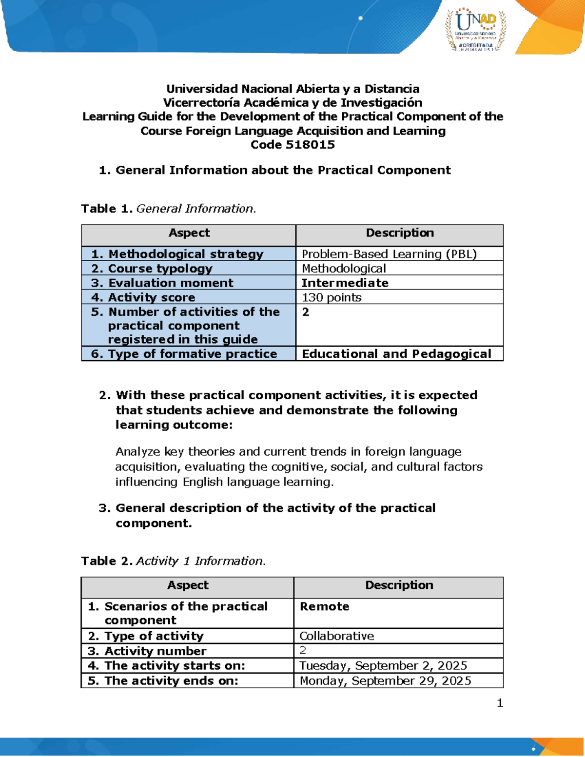 Guide for the Development of Practical Component - Phase 2 - 518015 - Studocu