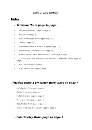 UNIT 2 - Chromatography - Name- Rehan Ibrahim BTEC Level 3 Applied ...