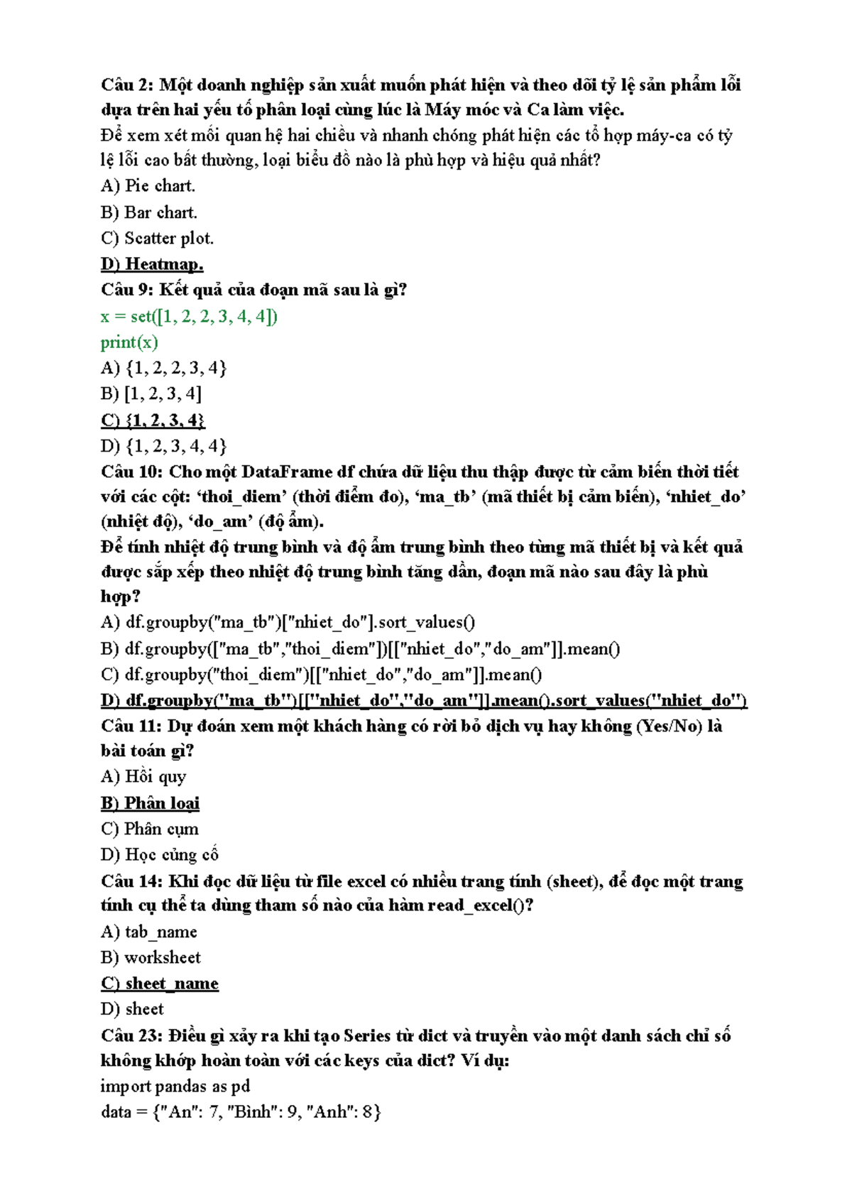 Ôn Tiếng Anh - Final Exam Review Notes - Studocu
