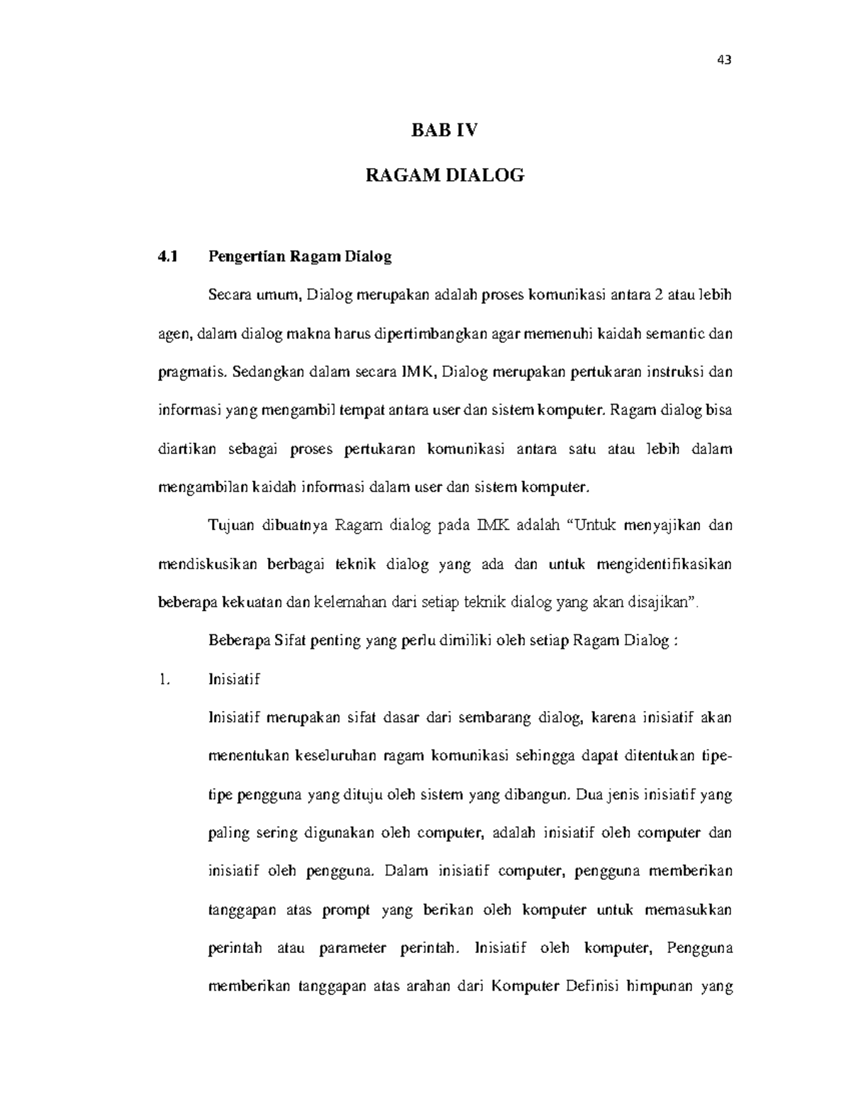 Modul IMK: Bab 4 - Ragam Dialog dalam Interaksi Manusia-Komputer - Studocu