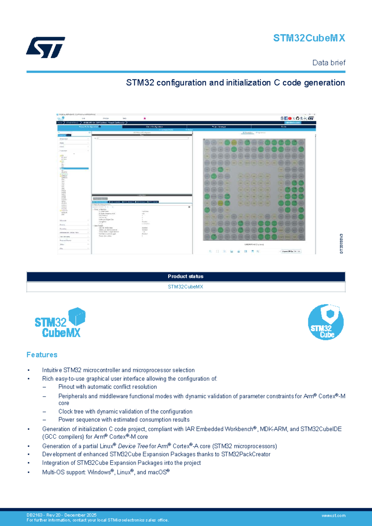 STM32CubeMX Overview and C Code Generation Guide DT33788V3 - Studocu