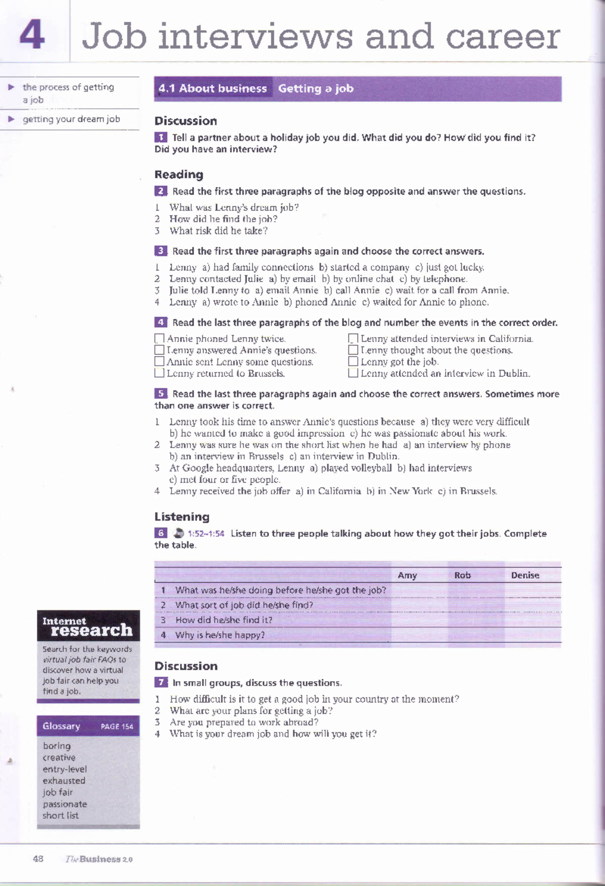 Career Development and Job Interview Strategies - The Business 2.0 ST ...