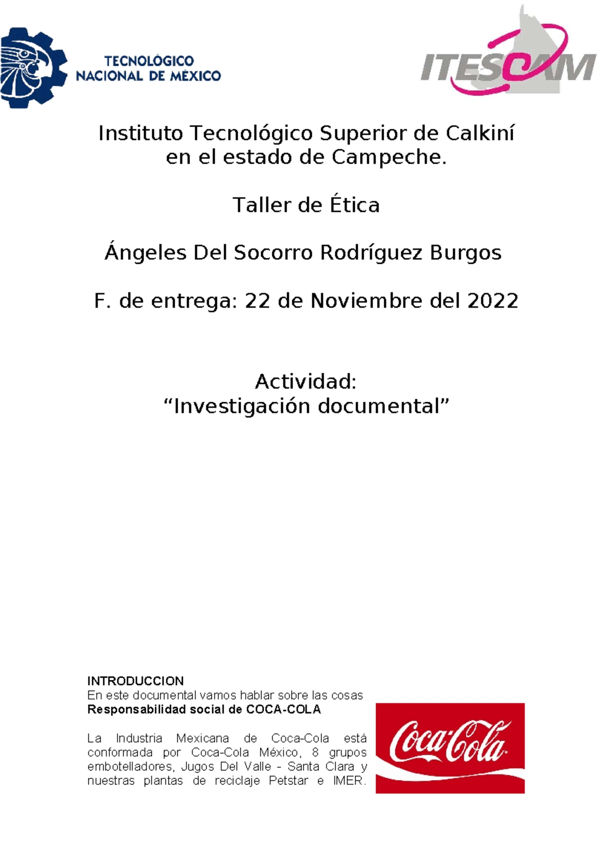 Unidad 2: El Sentido Sociocultural de la Ética y Comportamiento Ético ...