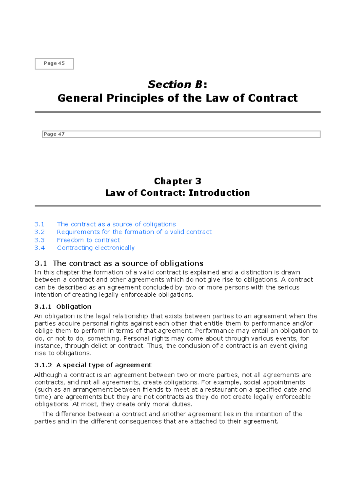 General Principles of Commercial Law: Law of Contract Overview - Studocu