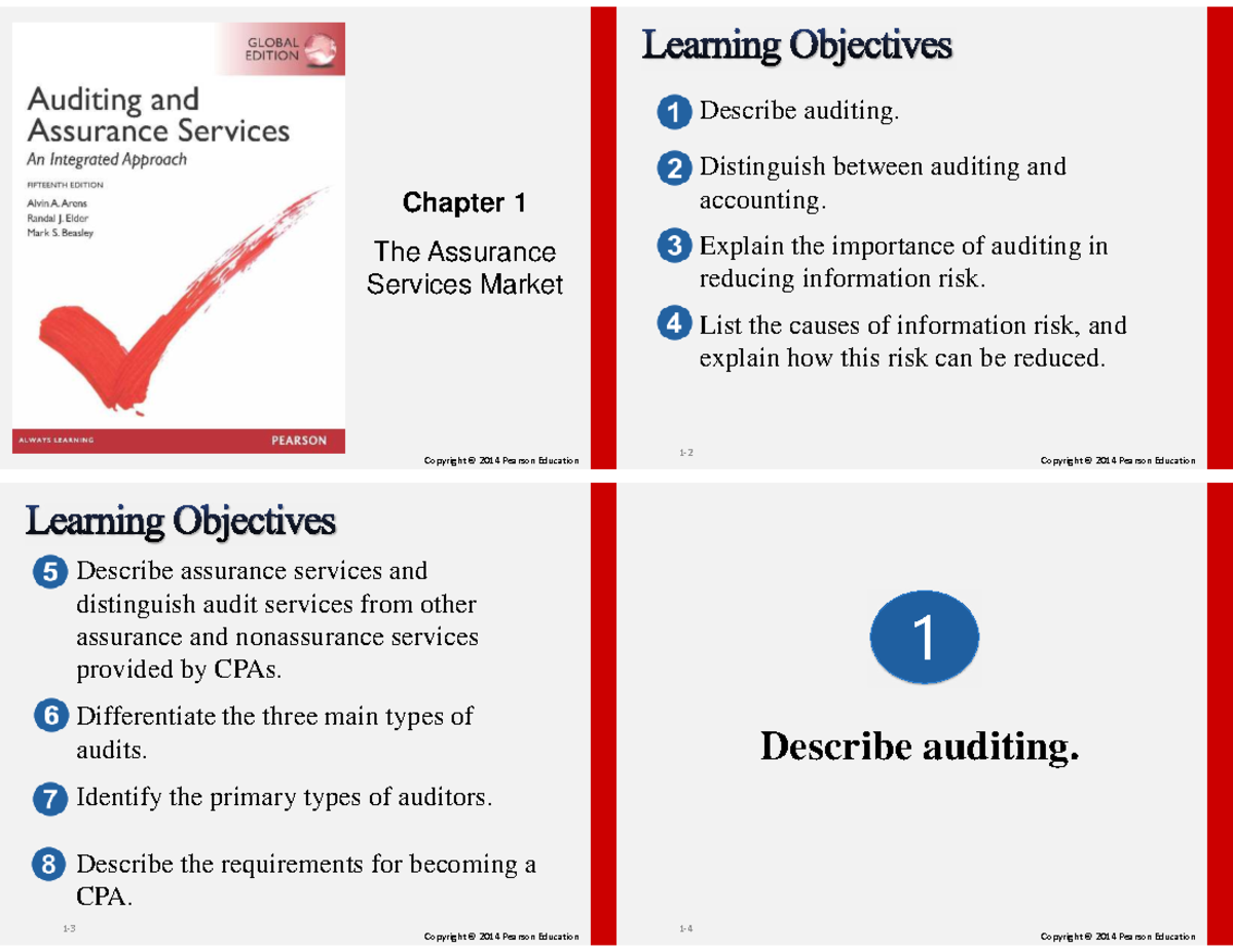 C1 - AUDIT 1: Understanding Auditing, Assurance Services, and CPA ...