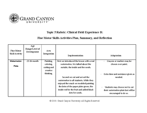 ECE 300- Meal Plan - Early childhood education - Meal plan assignment ...