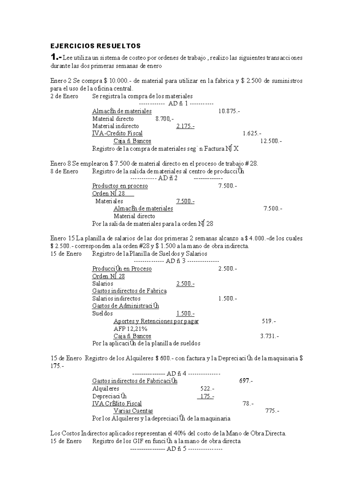 E05 Ejercicios Resueltos: Sistema de Costos por Órdenes de Trabajo ...