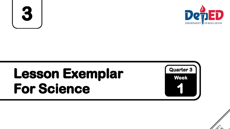 LE Science 3 Q3 Week 1: Lesson Exemplar on Object Movement - Studocu