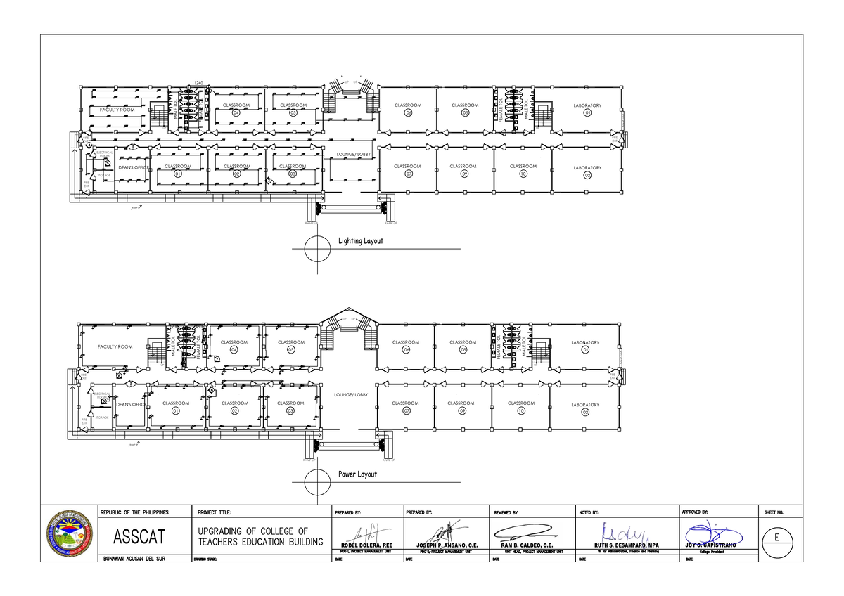 CTE Lighting Layout: Classroom and Laboratory Design - Studocu