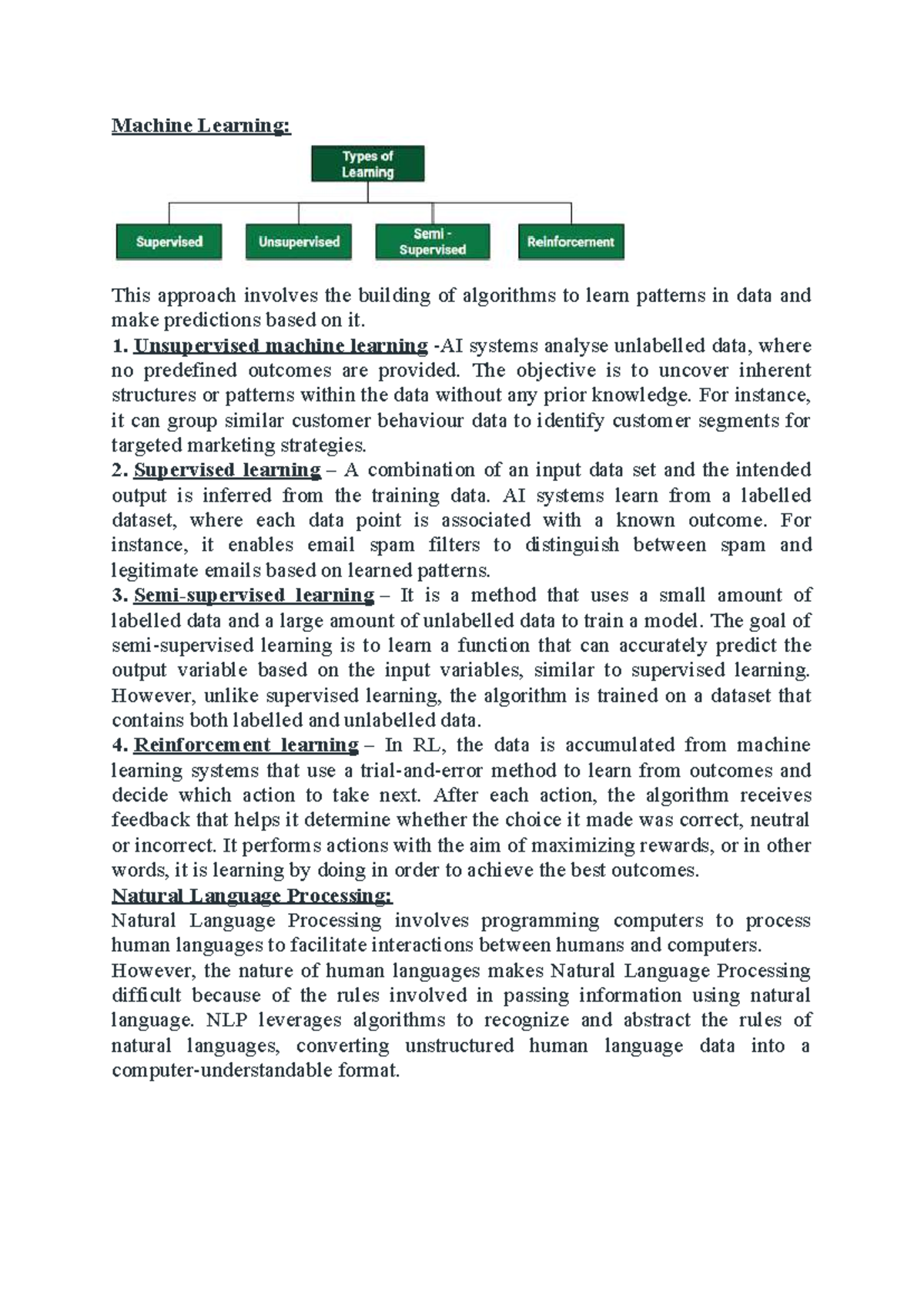 Deep Learning Unit-I: Understanding Neurons and Their Functions - Studocu