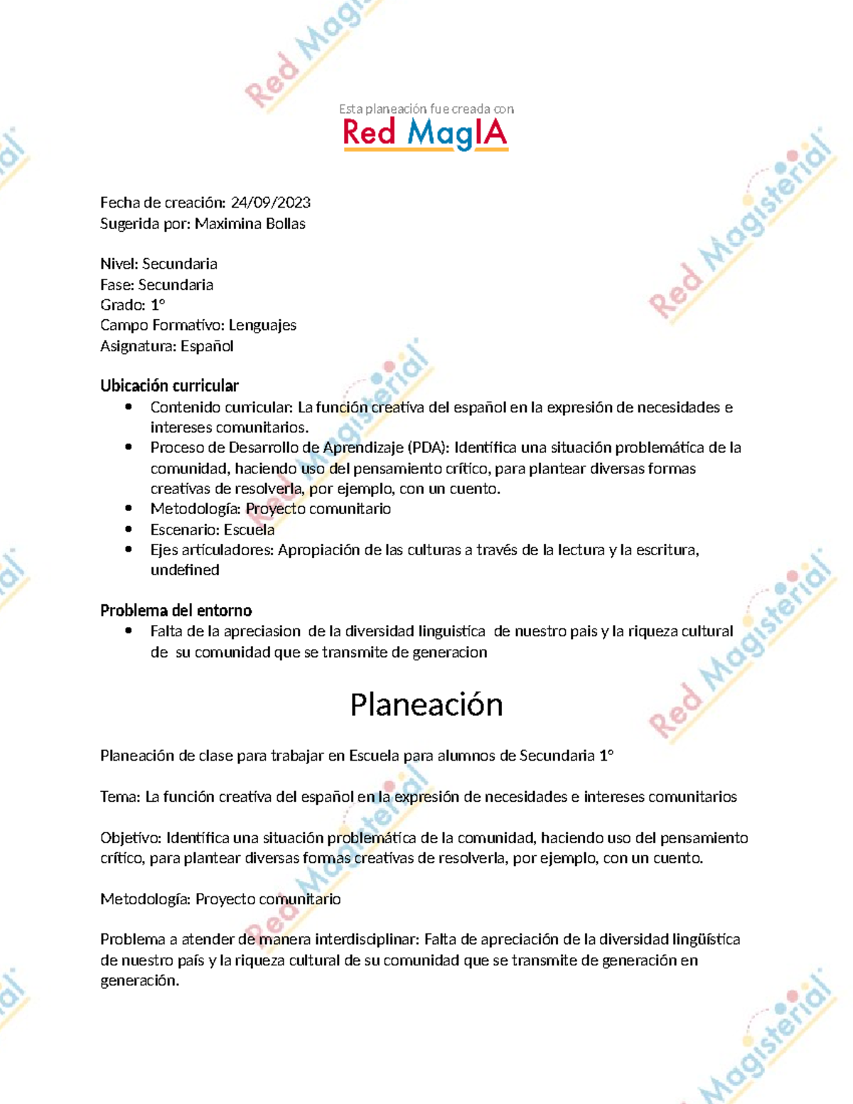 Red MAg IA - Identifica una situación problemática de la comunidad ...
