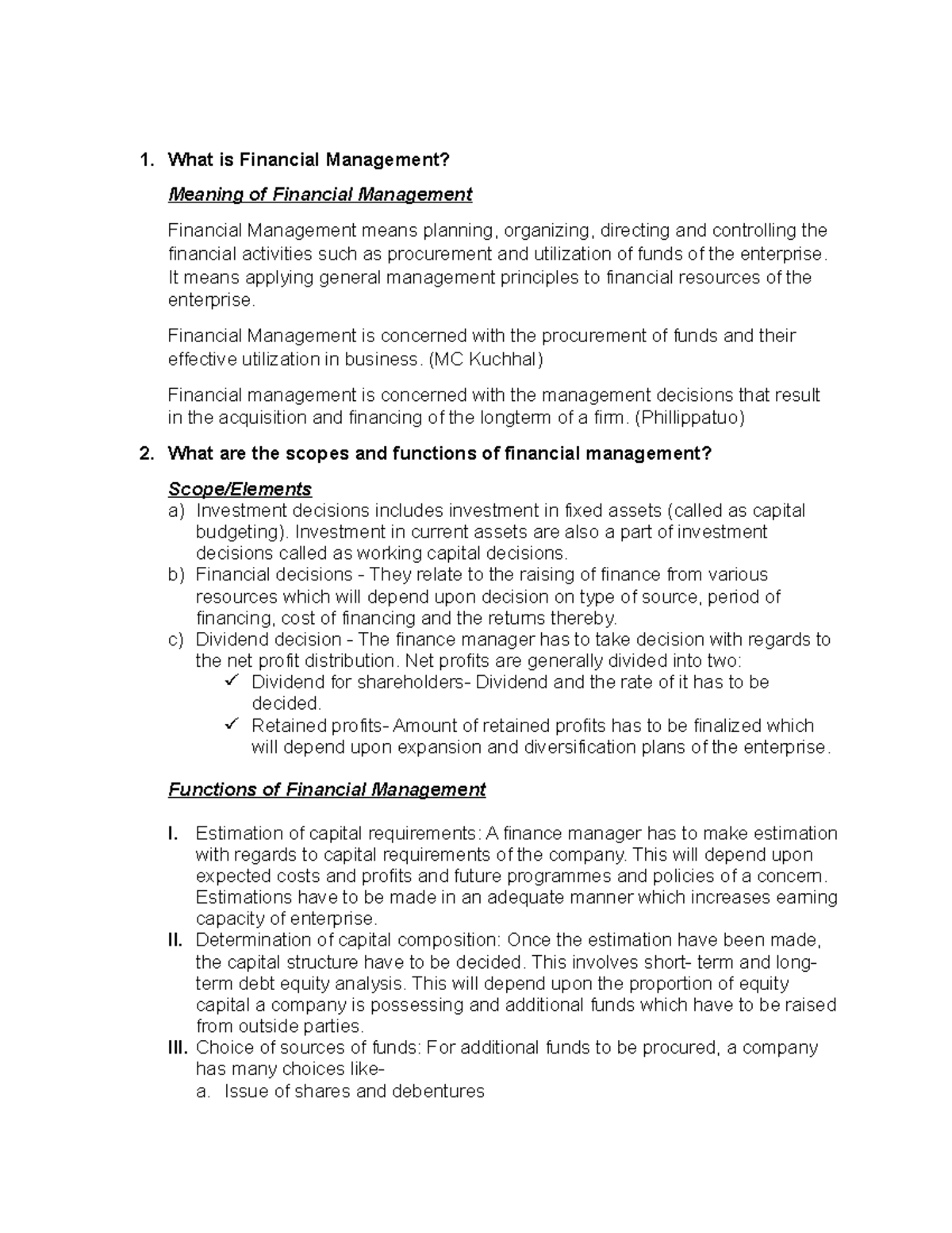 Financial Management Activity - What is Financial Management? Meaning ...