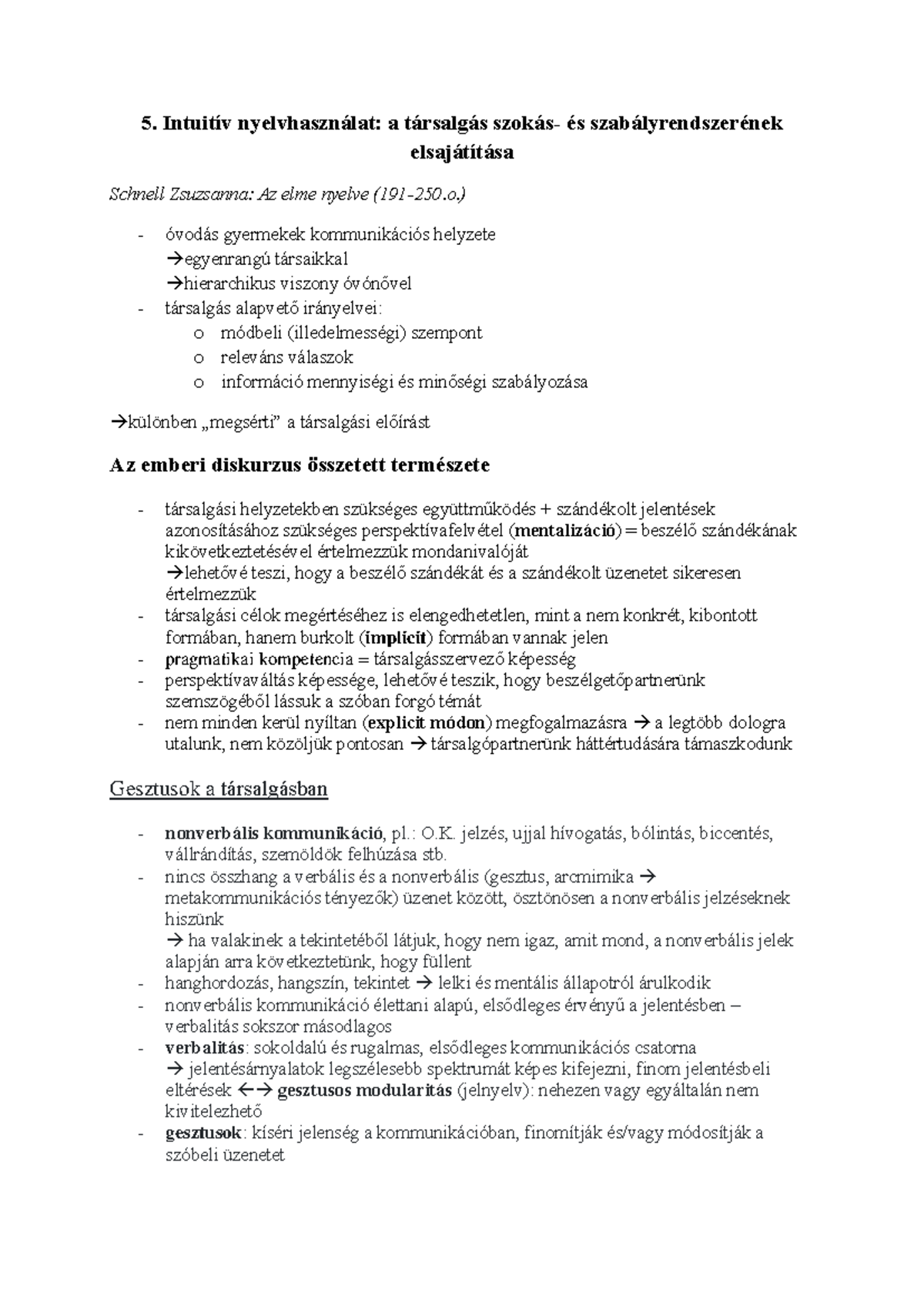 Schnell Zsuzsanna Az elme nyelve (191-250.o.) - 5. Intuitív ...