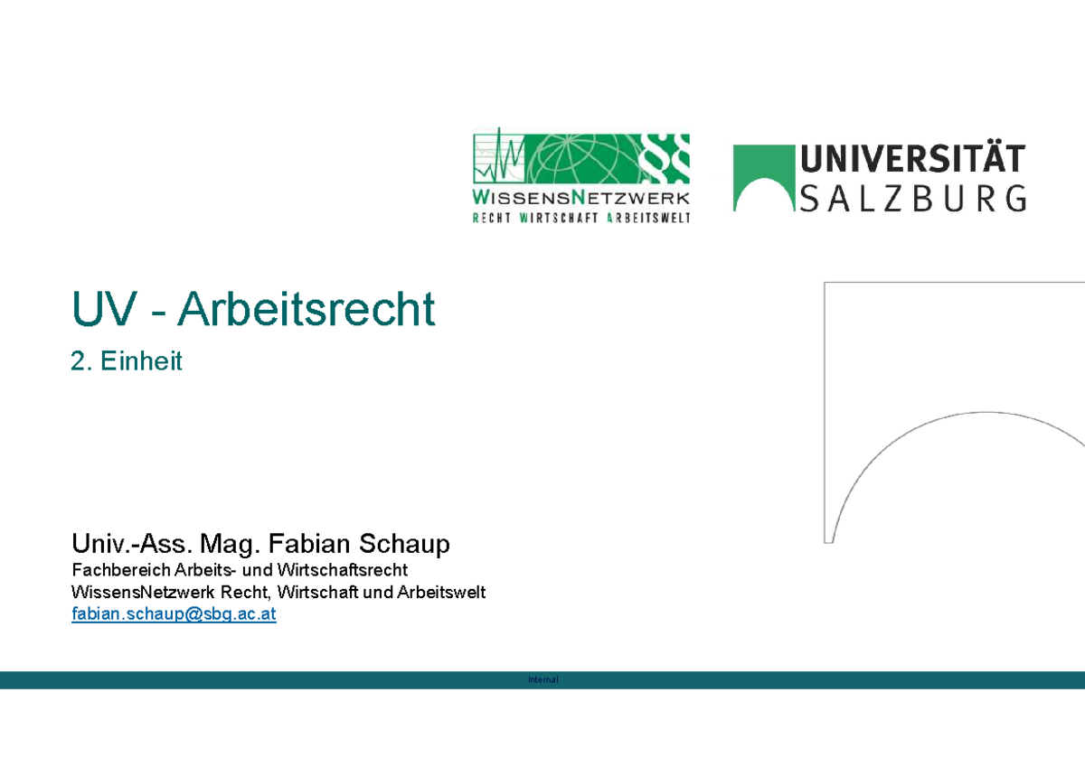 PDF Fall 2 Mit Lösungsskizze - Warning: TT: undefined function: 32 UV - Arbeitsrecht Einheit ...