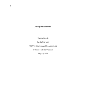 Indirect Assessment A3 MC - Indirect Assessment: IISCA Open-Ended ...