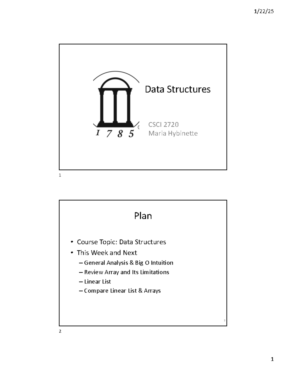 Data Structures Time Complexity Big O Analysis Csci 2720 Studocu