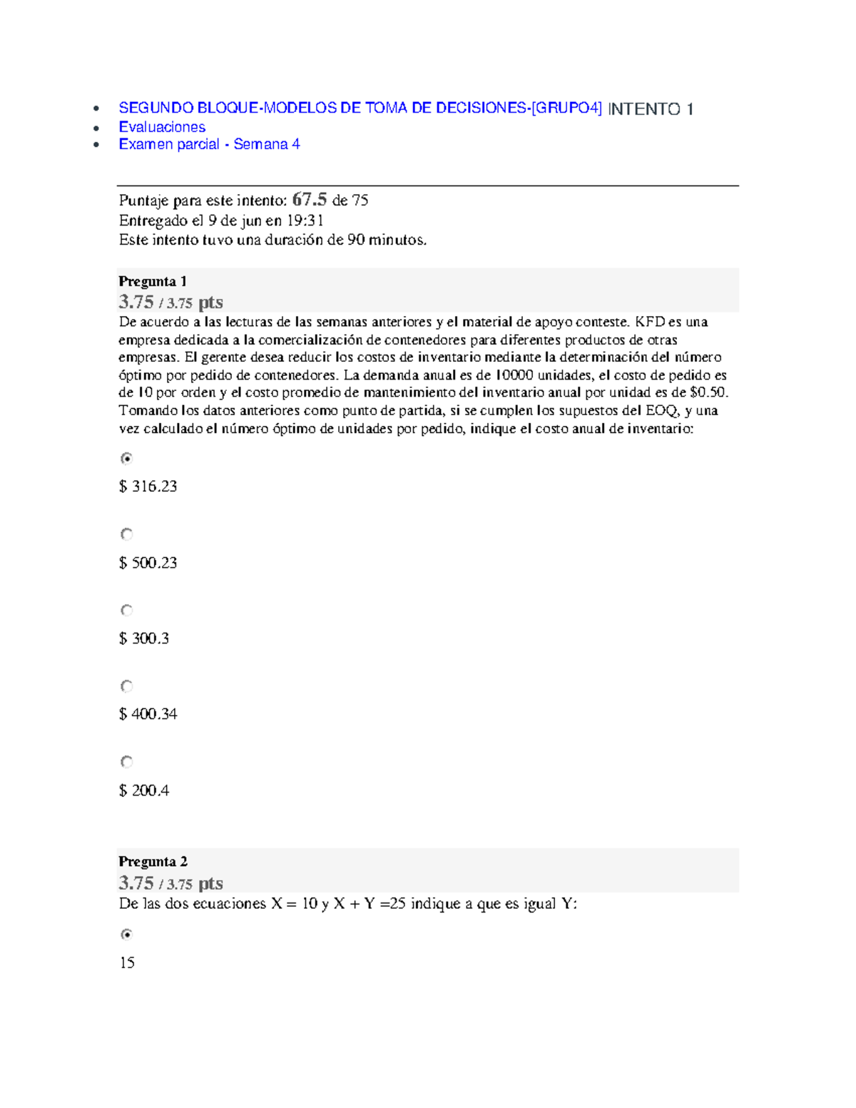 Parcial 17 Noviembre, preguntas y respuestas - Warning: TT: undefined function: 32 SEGUNDO - Studocu