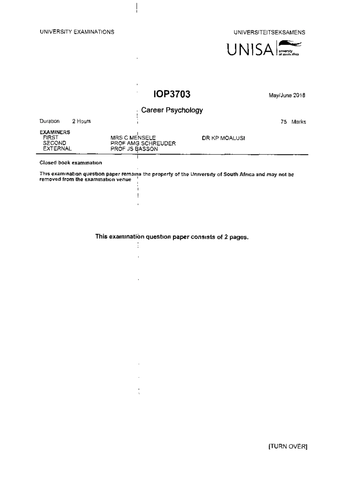 IOP4863 Tutorial Questions and Answers - Personnel and Career ...