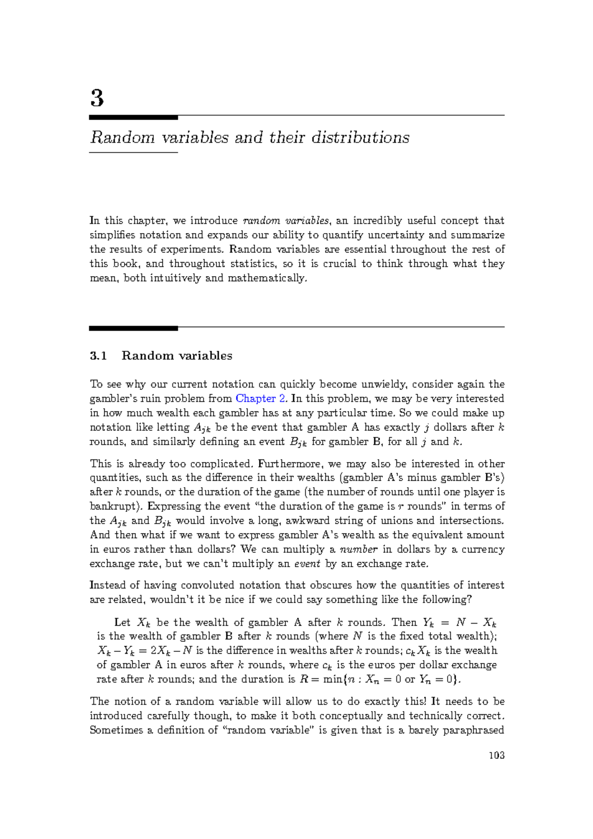 Chapter 3: Random Variables and Their Distributions (STAT110) - Studocu