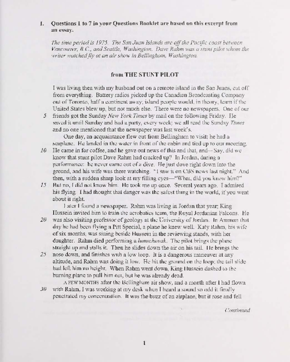 Grade 12 Reading Passages: Analysis of Essays, Poems, and Plays - Studocu