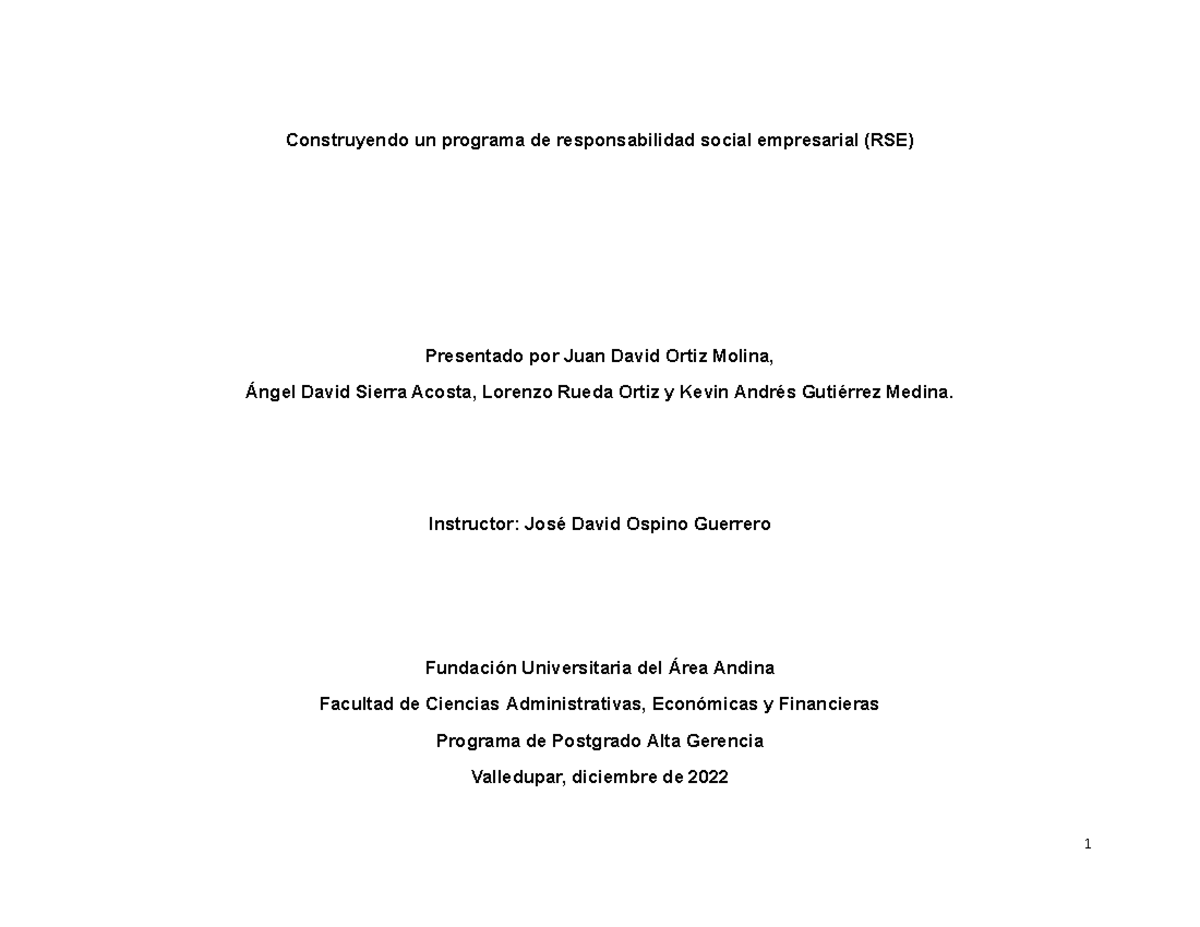 Eje 4 modelos de gestion - Construyendo un programa de responsabilidad ...