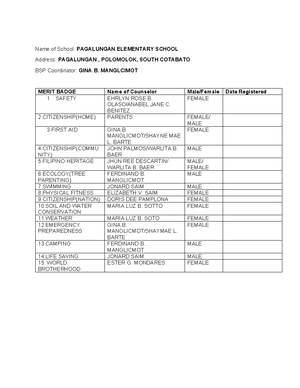 Explorer - ktk - Scout Name Unit Date Explorer Scout Rank Worksheet For ...