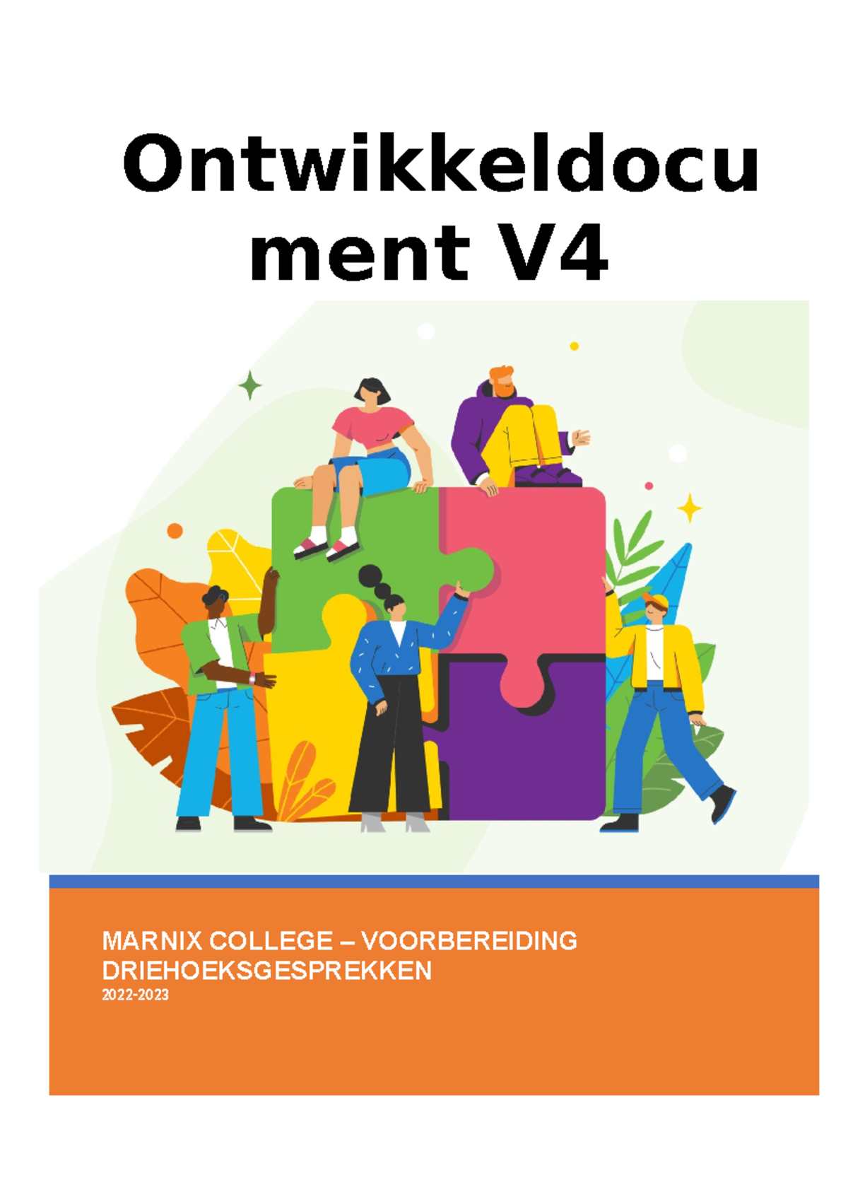 Ontwikkel- en Voorbereidingsdocument V4 - Driehoeksgesprekken - Studeersnel