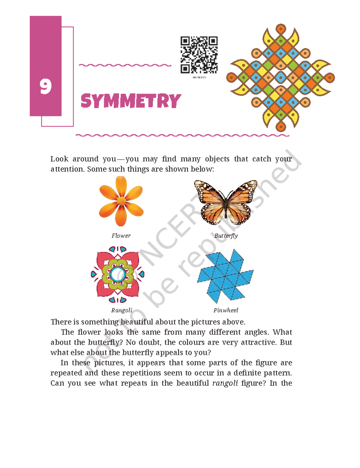 Grade 6 Math: Chapter 9 - Exploring Symmetry Concepts - Studocu