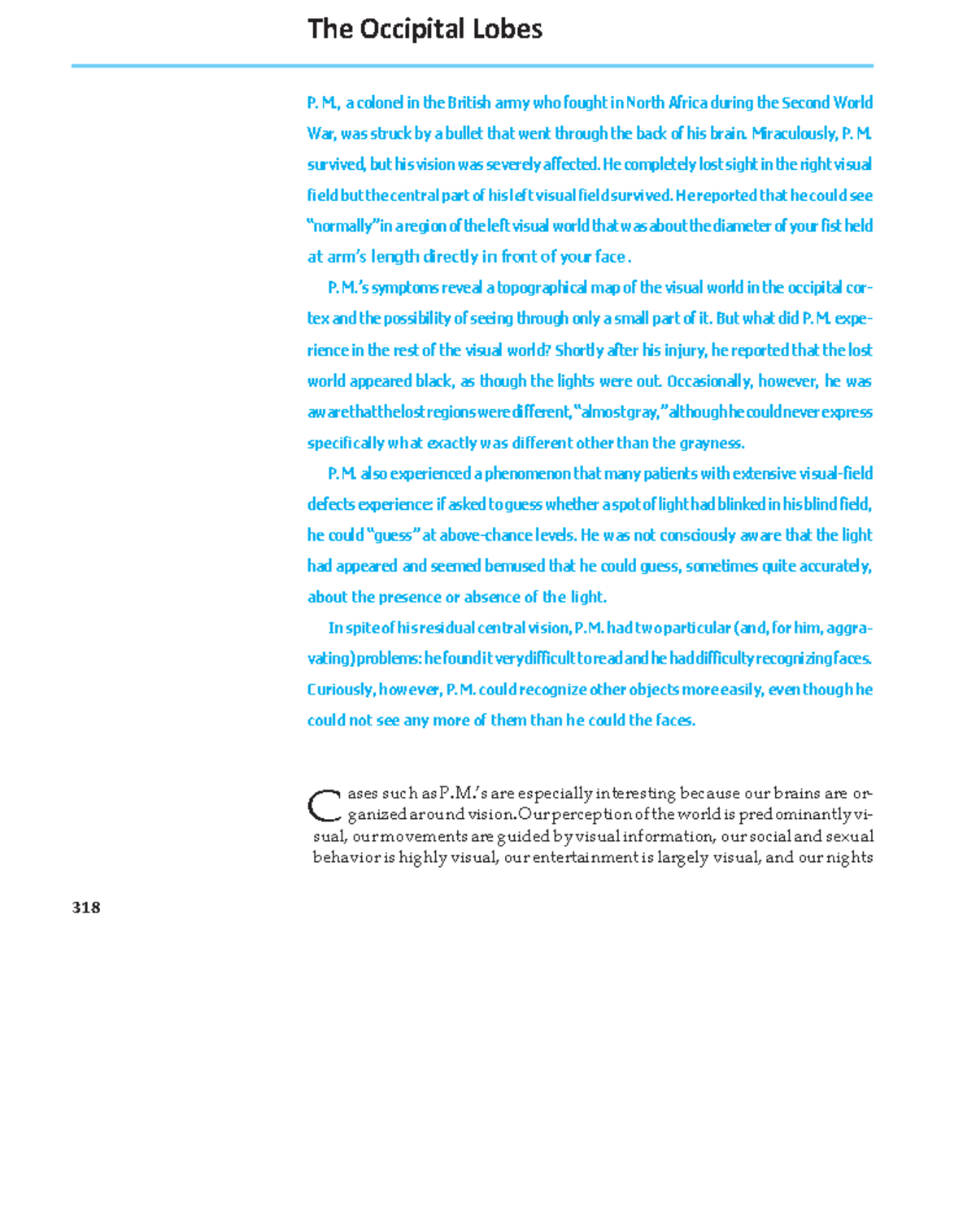 18MPS33C-U4 - The Visual Processing and Disorders of the Occipital ...