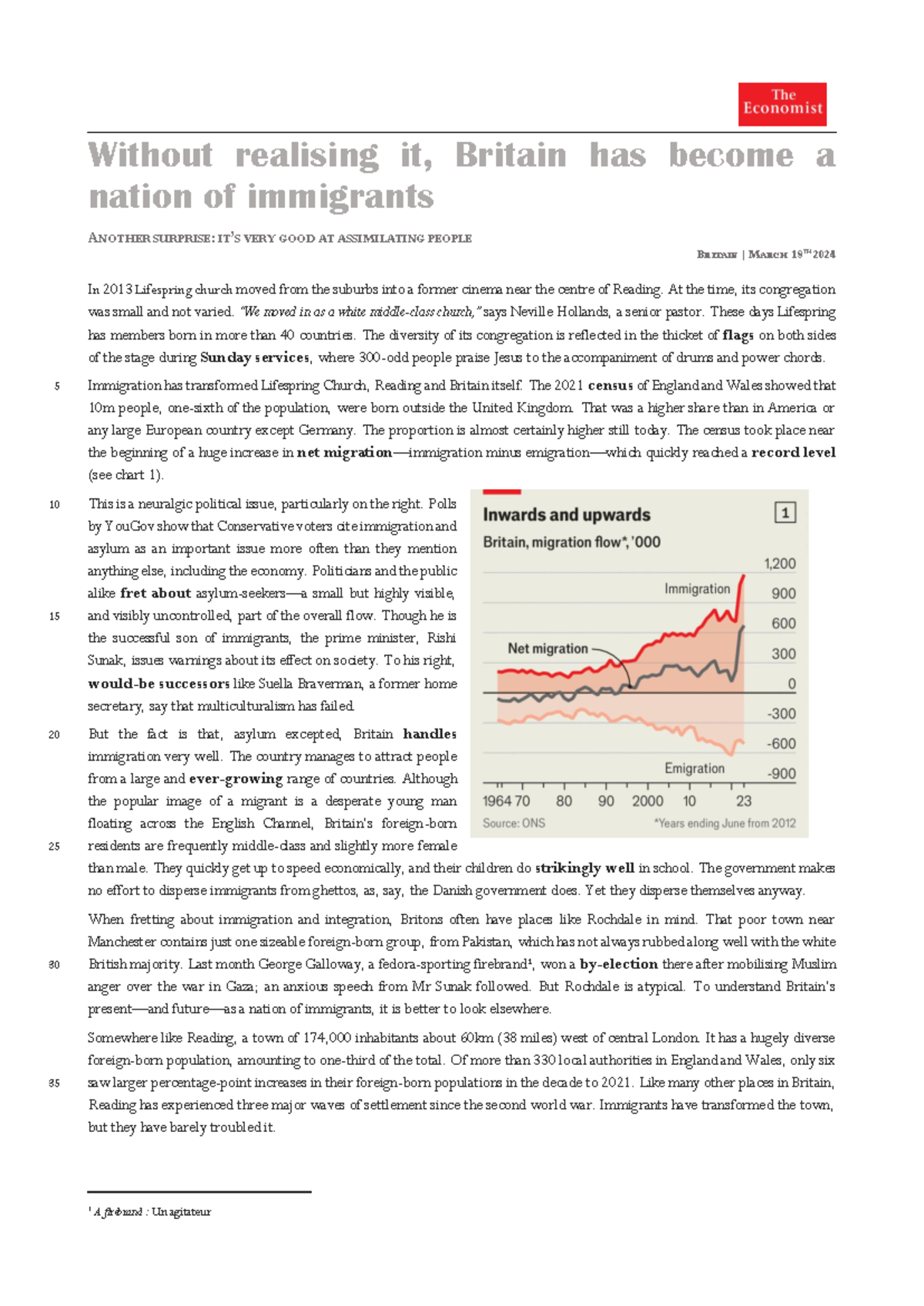 Britain as a Nation of Immigrants: Insights and Reflections on ...