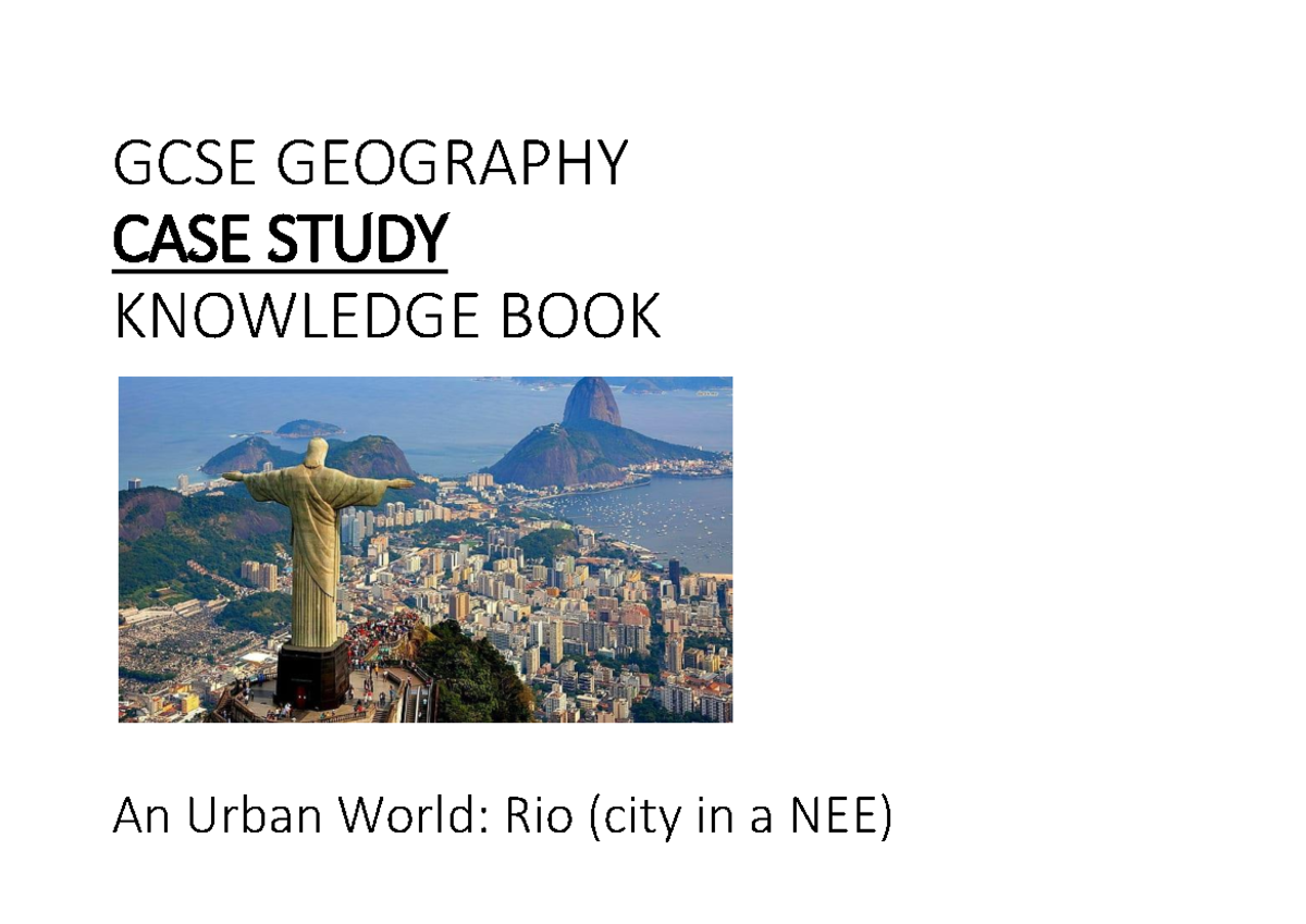 GCSE Geography Case Study: Urban Challenges and Opportunities in Rio ...