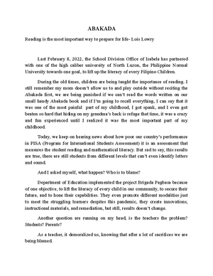 Script for christening - 1 st Birthday and Christening I. ARRIVAL OF ...